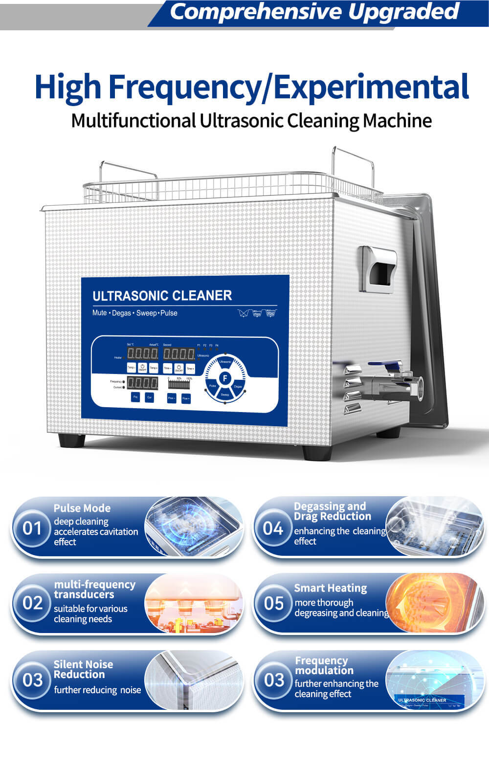 Ultrasonic Cleaner for Lab - Commercial Dental Instruments with ...